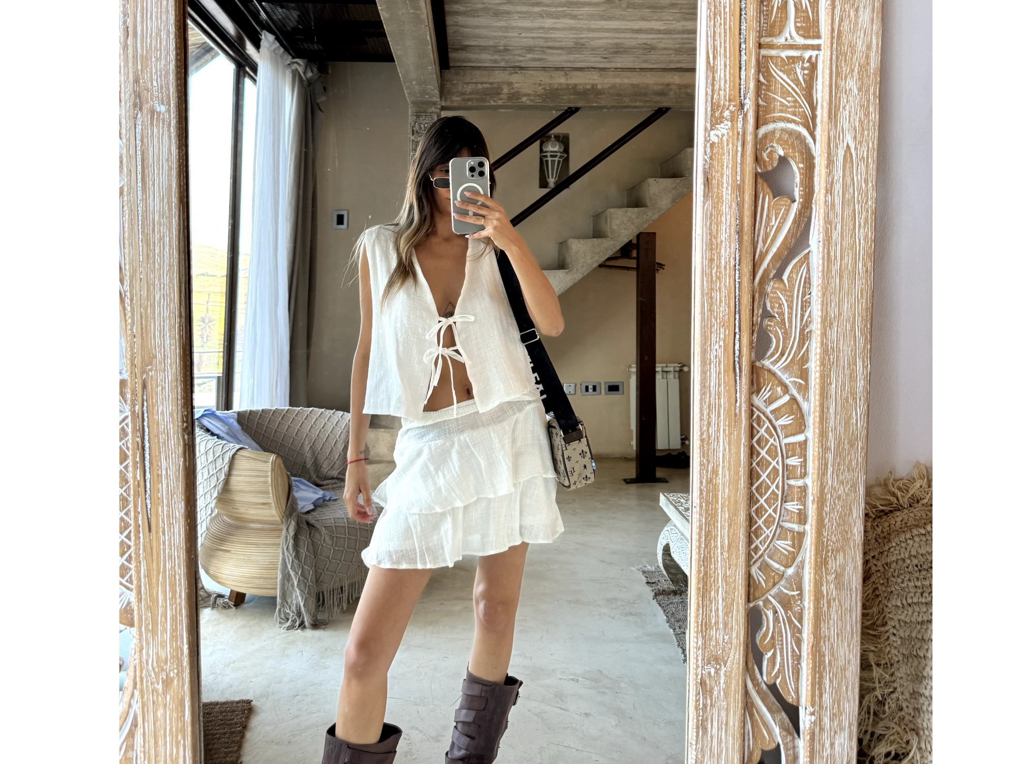 Season x memé | Mini PERLA lino